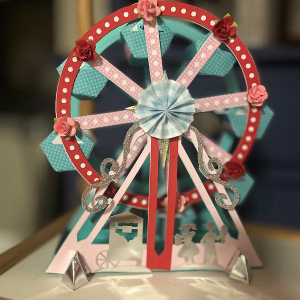 Circus Ferris Wheel Party Decoration - Digital Download SVG - Etsy