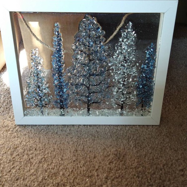 Crushed Glass, Shell and Resin Sea Turtles - Etsy