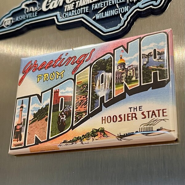 Michigan Map Fridge Magnet - Etsy