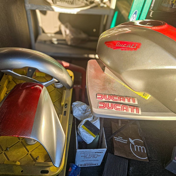 Ducati Monster Decal Vinyl Sticker Set - Etsy