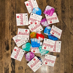 Hope Your Valentines Day is Poppin Digital Printable Pop It Valentine ...