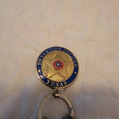 Handcrafted Key Chain Detention Officer - Etsy
