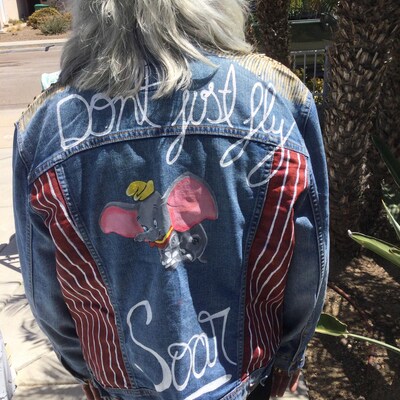 Hand Painted Adult Peace Jacket - Etsy
