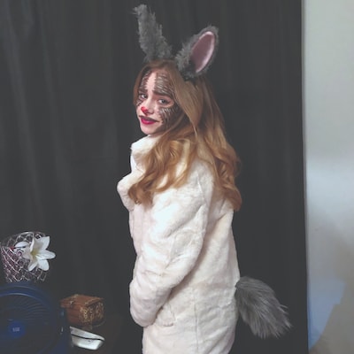 Rabbit Costume Rabbit Ears and Tail Bunny Costume Bunny Ears and Tail ...