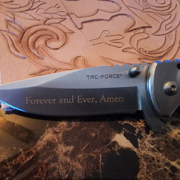 Personalized POLICE POCKET KNIVE for Knives Engraved Law Enforcement ...