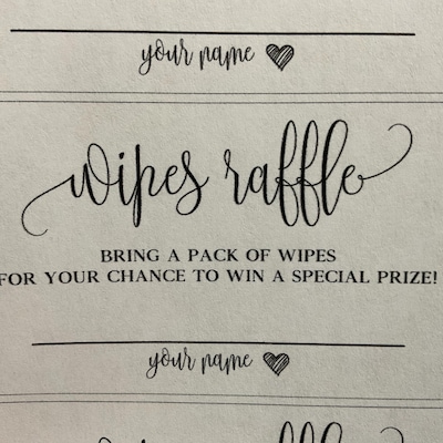 Editable Diaper Raffle Sign Printable, Custom Diaper Raffle Sign ...