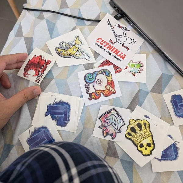 Create Your Set ! Stickers From CS GO in Real Life IRL / Counter Strike ...