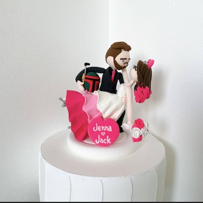 Marathon Runners Theme Bride and Groom Running Handmade Custom Wedding ...