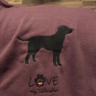 Labrador Retriever Embroidery Design Embroidery DESIGN FILE Instant ...