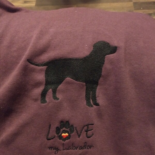 Labrador Retriever - Embroidery Design Embroidery DESIGN FILE - Instant ...