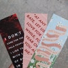 Bookmark Bundle Literary Quotes - Etsy