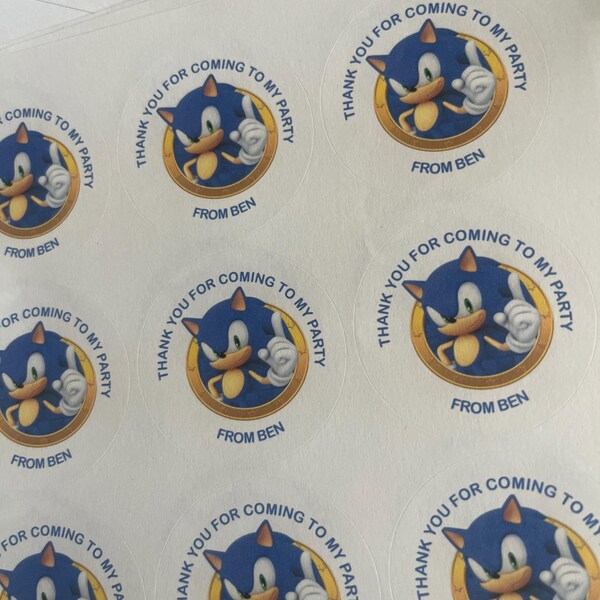 24 X Personalised for Paw Patrol Party/sweet Cone Stickers 45mm Round ...