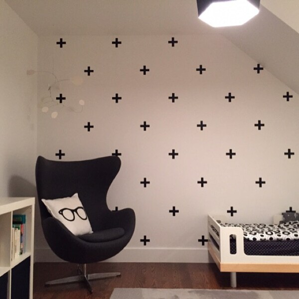 Plus Sign Wall Decals | Urbanwalls - Etsy
