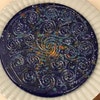Ceramic Triskelion Finger Labyrinth Plate Size- Meditation Prayer Art ...