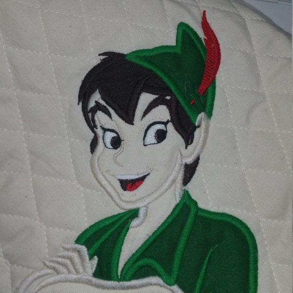Peter Pan Applique Design Original Artwork by Ugly Duckling Originals ...