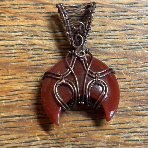 Molly Moon Pendant Tutorial. Wire Wrap Pdf Tutorial Download. Many ...