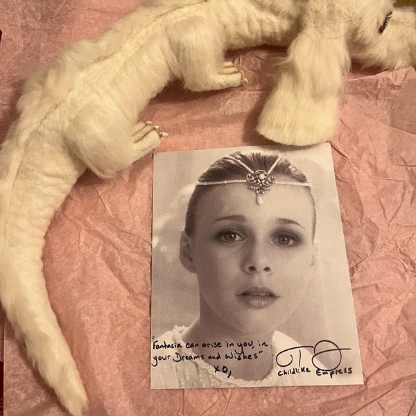 Needle Felted Baby Falcor From the Neverending Story/80's/falkor White ...