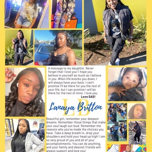 Full Page Football Yearbook Ad Template Sports Program Ad Editable in ...