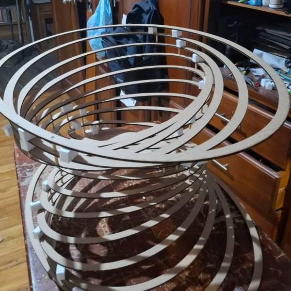 Parametric Ellipse Coffee Table CNC Plan: DIY Home Decor (digital ...
