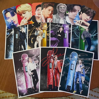 BTS and Their Colored MICS - Etsy