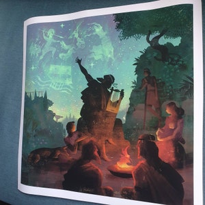 Amazon Queen Myrina Conquering Atlantis Lockett Studio Print Greek ...