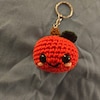 Handmade Crochet Hot Chilli Keyring or Bag Charm | Red and Green ...