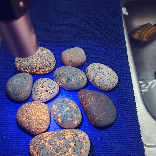 Yooper Stones Fluorescent Sodalites 1 Lb Lot Emberlites Lake Superior ...