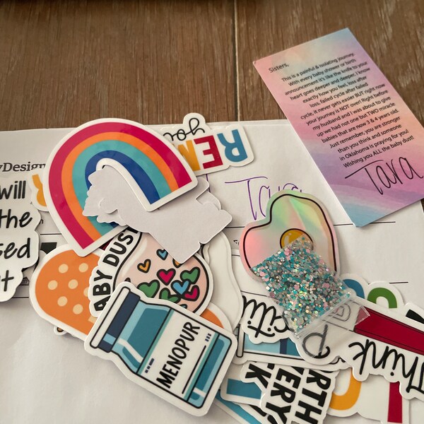IVF Stickers, Infertility Gift, Fertility Journey Gifts, Planner ...