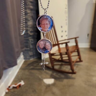 Rhinestone Pin to Attach to Bouquet, Memorial Photo Wedding Charm, Gift ...