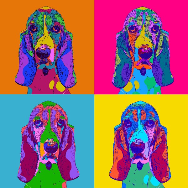 Custom Pet Pop Art Portrait, Please Read Item Details, Custom Dog, Cat ...