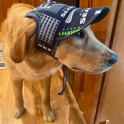 Dog Hat Seahawks Sports Fabric - Etsy