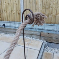 Pair of Garden Cloche Hoops Rusted Border Edging. Allotment. LARGE ...