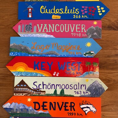 Destination Arrow Signs Sign Post Arrows Tropical Sign Post - Etsy