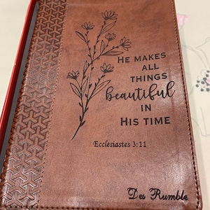 Personalized KJV Bible Everyday Study Bible Custom Bible Engraved King ...