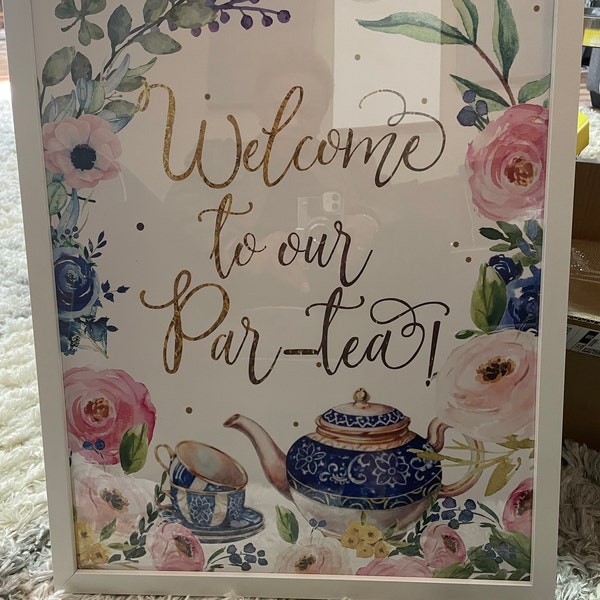 FROZEN Birthday Welcome Sign, Frozen Elsa and Anna Welcome Poster ...