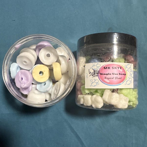 Single Use Soap - on the Go Soap, Tabs Count 12, 30, or 60, Tropical ...