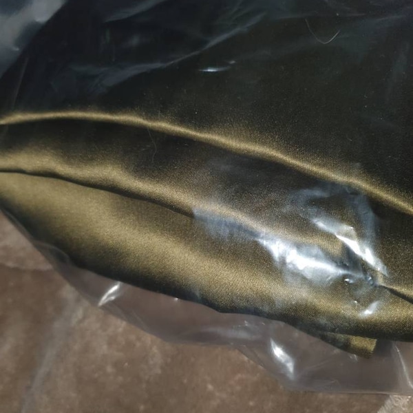 Silk Charmouse 54" Wide Beautiful Dark Olive Green Color Silk Satin ...