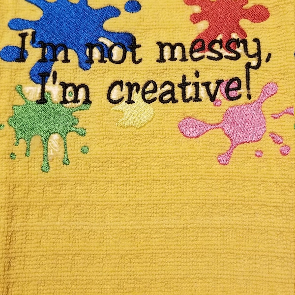 PAINT SPLAT Embroidery Design - Machine Embroidery - 5 Designs - 1 Inch ...