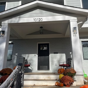 Colonial Script House Number / Extra Large Cursive Number / - Etsy