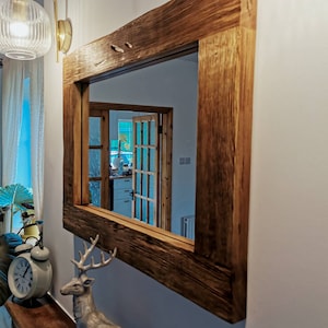 Floor Mirror, Reclaimed Wood Mirror, Wall Mirror, Rustic Mirror, Vanity ...