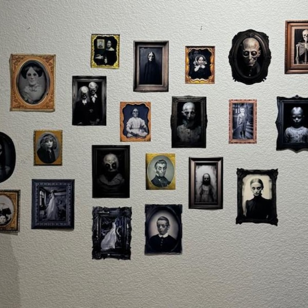 Creepy Portraits: Gothic Horror Portrait Art, 50 Spooky Images (digital ...