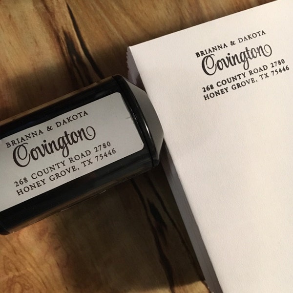 Serif + Script Self Inking Return Address Stamp GARSS2770 - Perfect ...