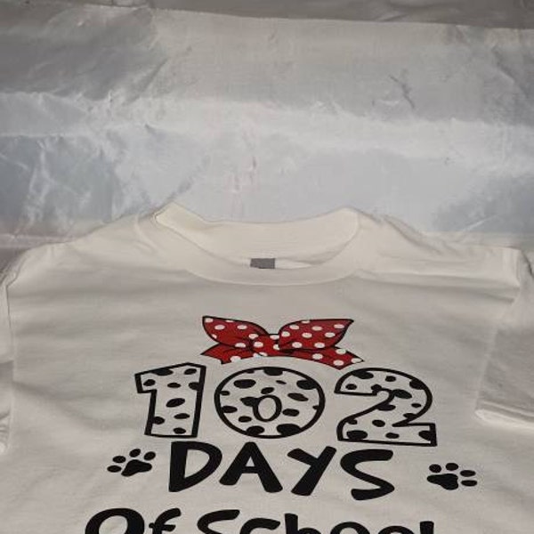 102 Days of School Svg, Dalmatian Svg, 102 Days of School Dalmatian Svg ...
