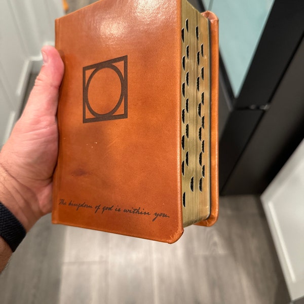 Handcrafted Leather LDS Quad: Book of Mormon, Triple Combination Holy ...