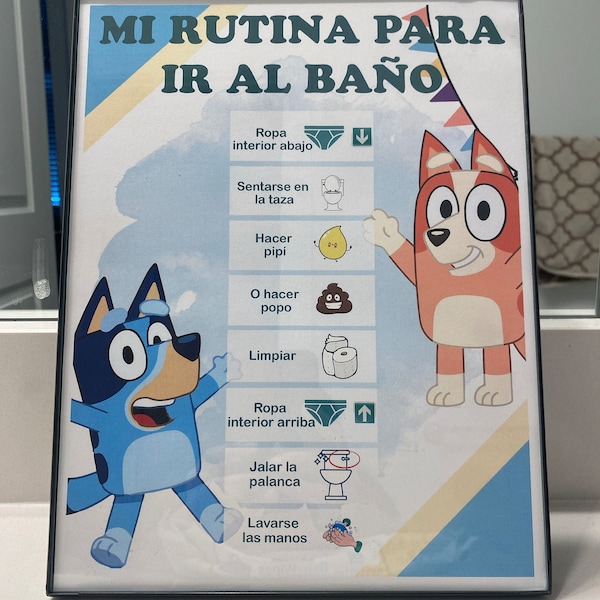Bluey Dog Potty Training Certificate to Help Encourage Your Toddler to ...