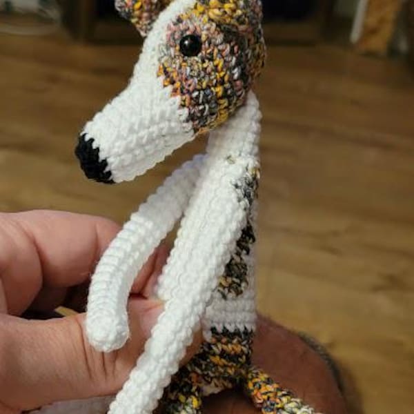 Whippet, Italian Greyhound Crochet Plush - Unique Gift for Dog Owners ...