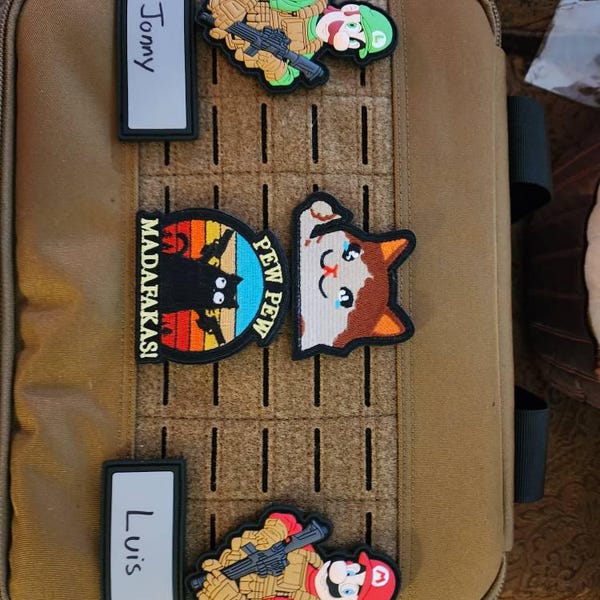 Tactical Mario Embroidered Hook/loop Morale Patch - Etsy