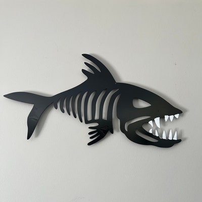 Fish Skeleton DXF and SVG Files Plasma Cutting Water Jet Laser Fishing ...