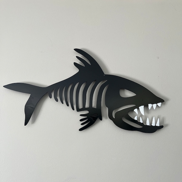 Fish Skeleton DXF and SVG Files ~ Plasma Cutting Water Jet Laser ...