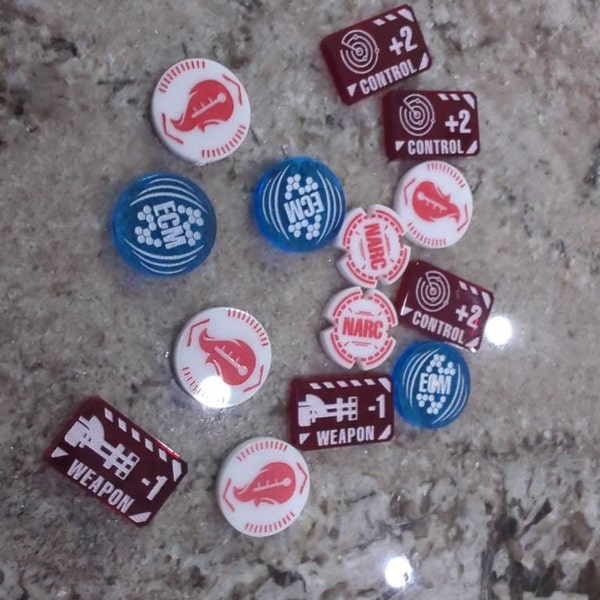 Acrylic Lance Token Set - Battletech Alpha Strike Compatible - Etsy